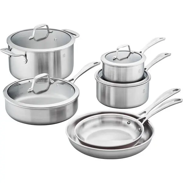 ZWILLING Spirit 10-piece Cookware Set - Stainless Steel