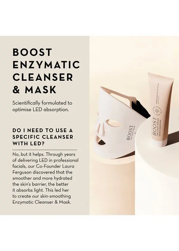 THE LIGHT SALON Enzymatic Cleanser And Mask