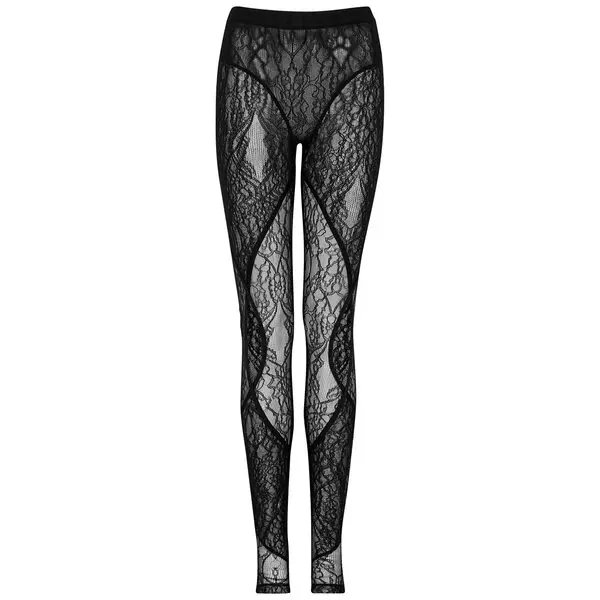 DION LEE Composite Lace Leggings L