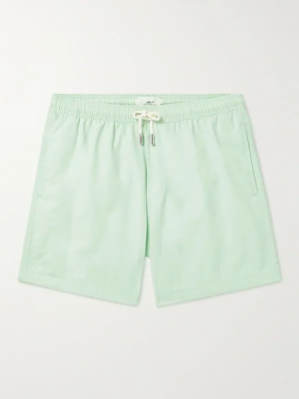Mr P. Mid-length Swim Shorts - Green