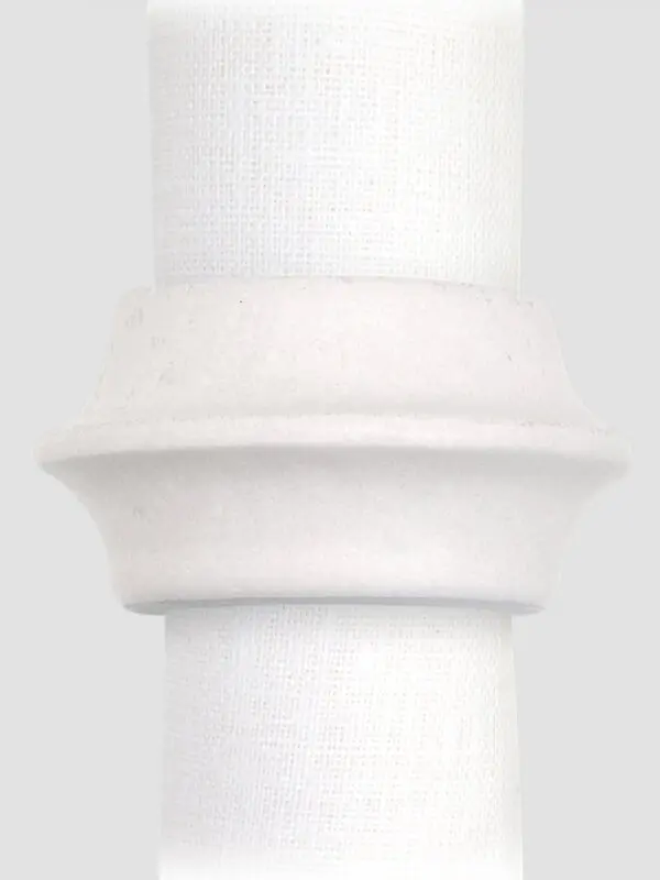 L'Objet 4-piece Terra Cuff Napkin Rings - Stone