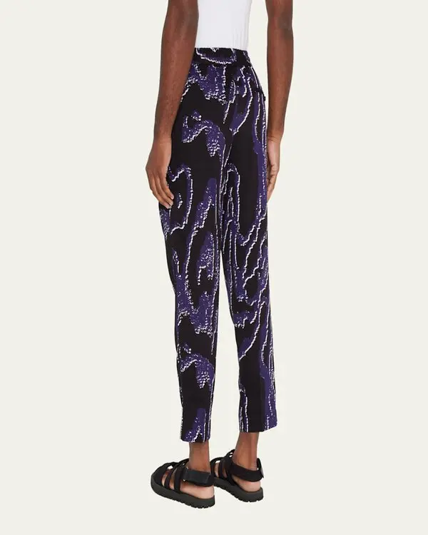 3.1 Phillip Lim Wood Grain Elastic-waist Pants