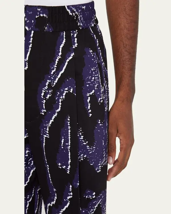 3.1 Phillip Lim Wood Grain Elastic-waist Pants