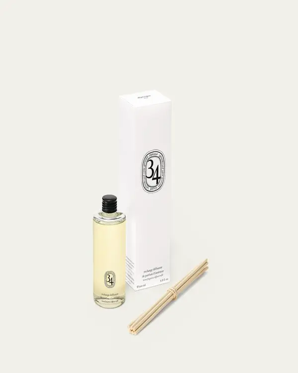 DIPTYQUE 34 Boulevard Saint Germain Reed Fragrance Diffuser Refills, 6.8 Oz