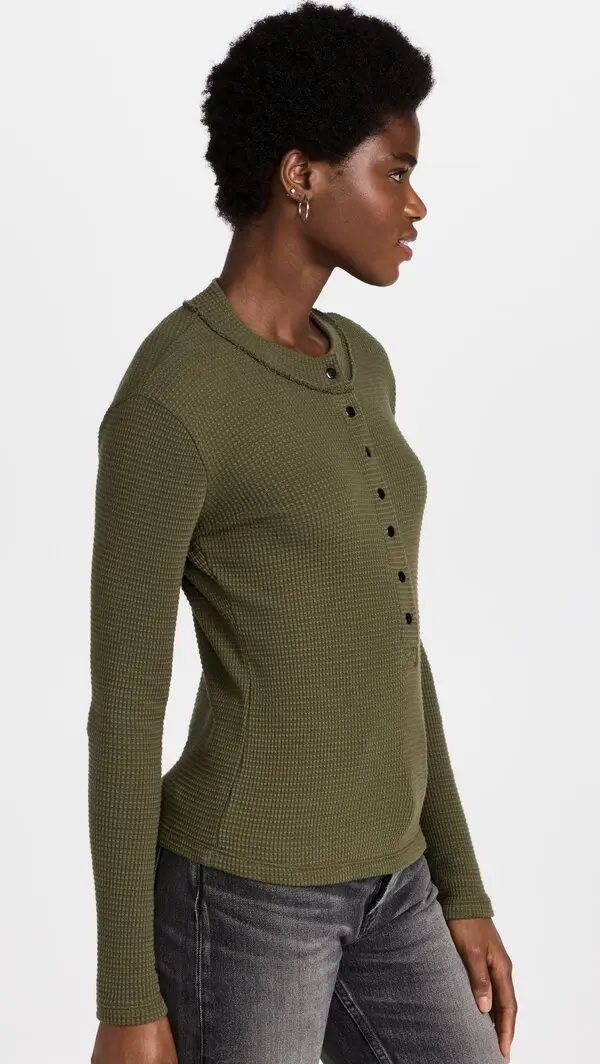 ASKK NY Snap Henley Top