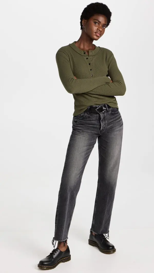 ASKK NY Snap Henley Top