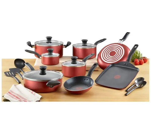 T-FAL Initiatives 18-piece Cookware Set