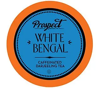 QVC Prospect Tea 40-count White Bengal Darjeeling T Ea Pods - One-color