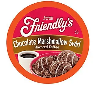 FRIENDLY'S 40-count Chocolate Marshmallow Flavo Red Coffee Pods - One-color
