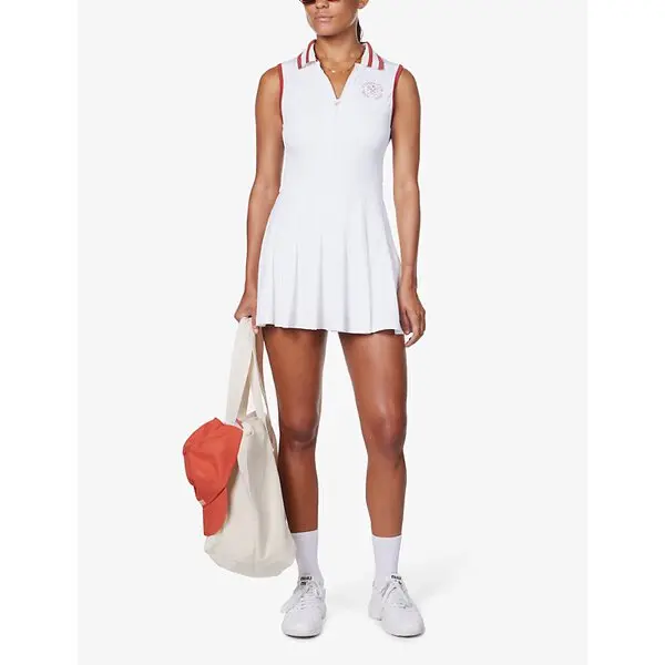 open lace back dress Sporty & Rich SRC Phoebe Minidress
