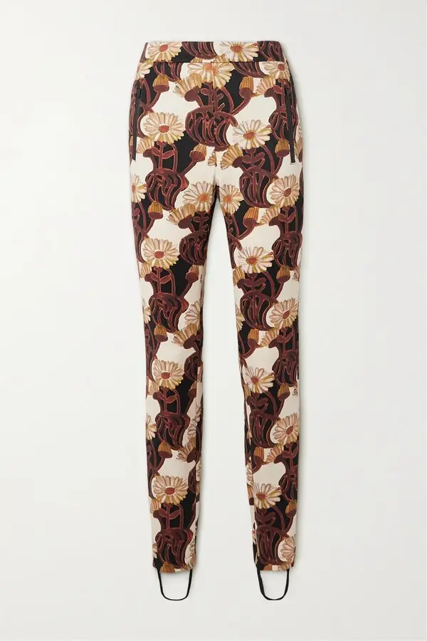 La DoubleJ Sky' Printed Tech-jersey Stirrup Leggings