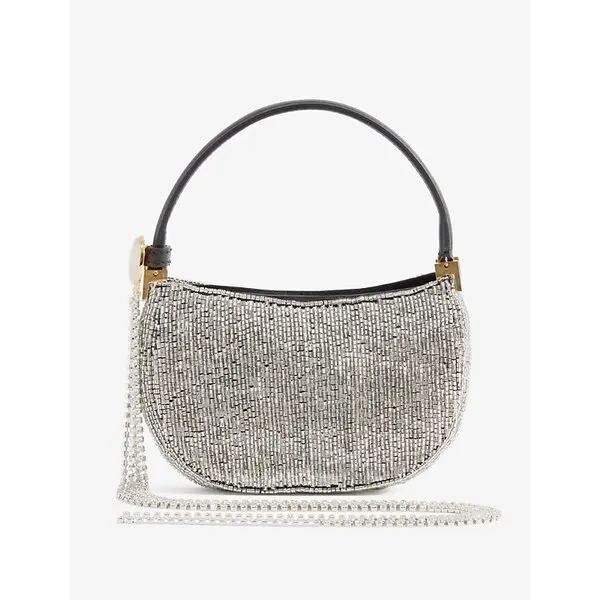 Magda Butrym Vesna Beaded Leather Shoulder Bag