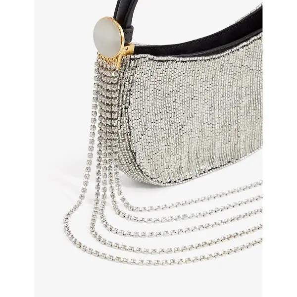 Magda Butrym Vesna Beaded Leather Shoulder Bag
