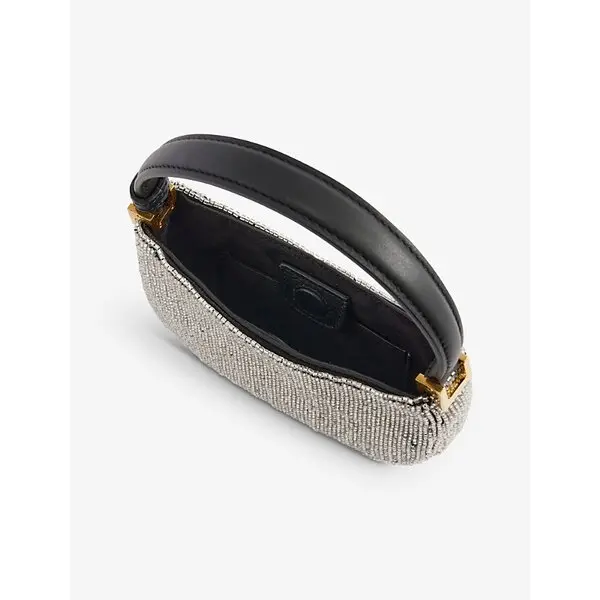 Magda Butrym Vesna Beaded Leather Shoulder Bag