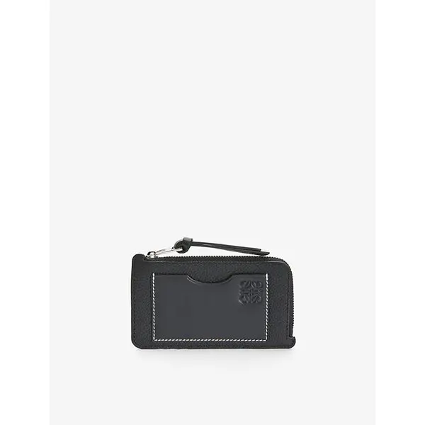 Loewe Logo-debossed Zipped Leather Coin Purse
