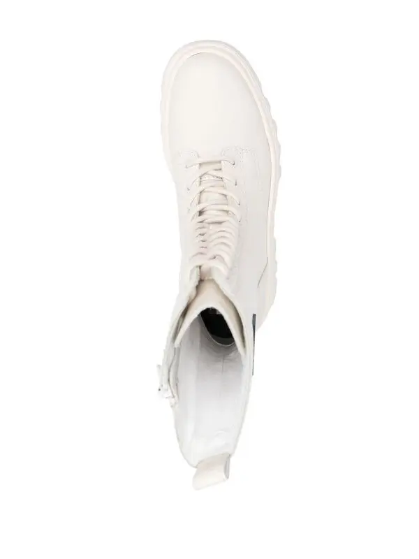 Tommy Hilfiger Twelve Logo-patch Leather Boots