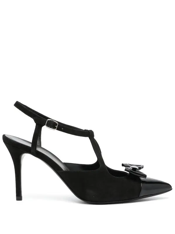 Alessandra Rich Bow-detail 110mm Pumps