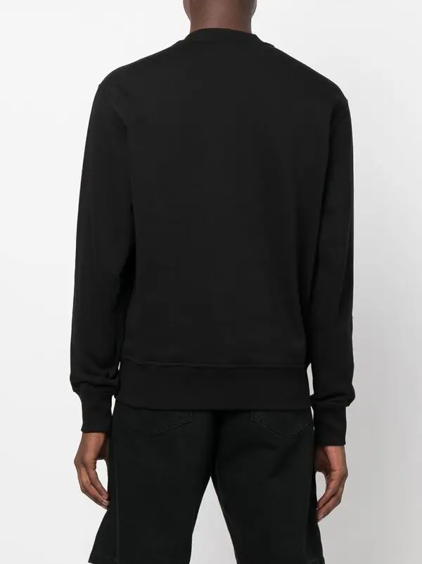 Versace Graphic Print Crew Neck Sweatshirt