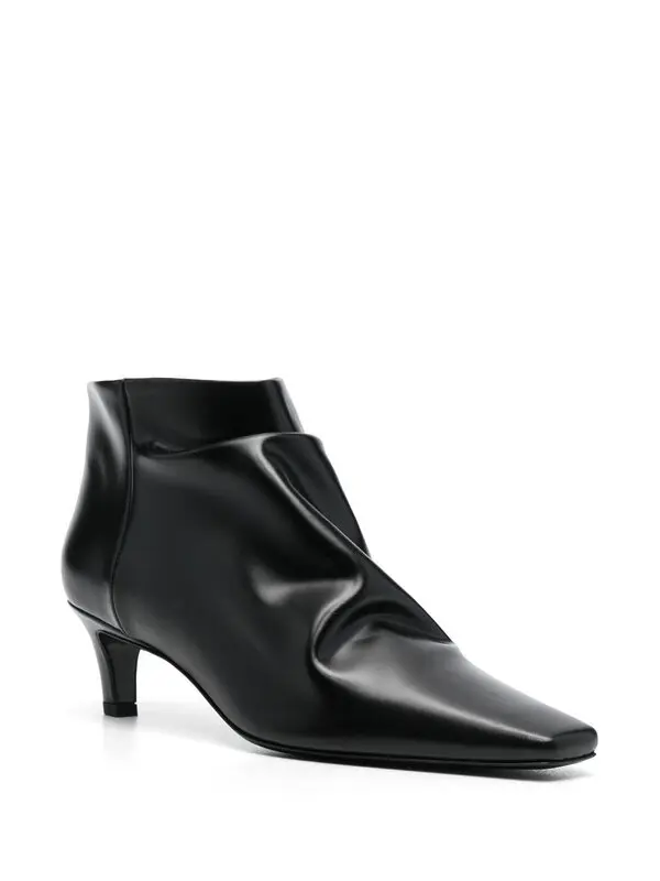 TOTEME 60mm Leather Ankle Boots