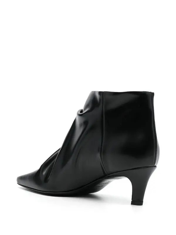 TOTEME 60mm Leather Ankle Boots