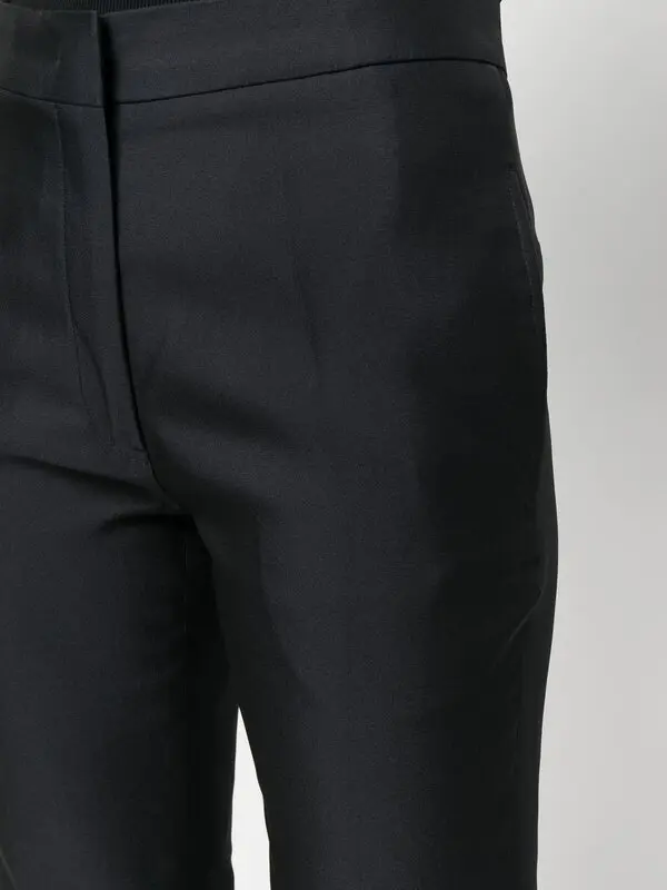 JIL SANDER High-waisted Flared Trousers - Blue