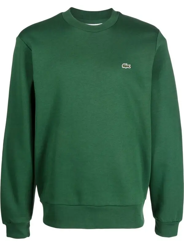 Lacoste Logo-appliqué Sweatshirt - Green