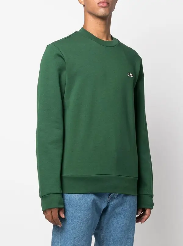 Lacoste Logo-appliqué Sweatshirt - Green
