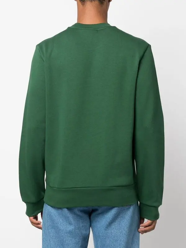 Lacoste Logo-appliqué Sweatshirt - Green