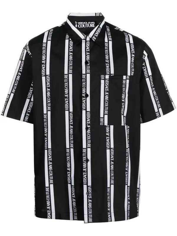 Versace Logo-print Short-sleeved Shirt
