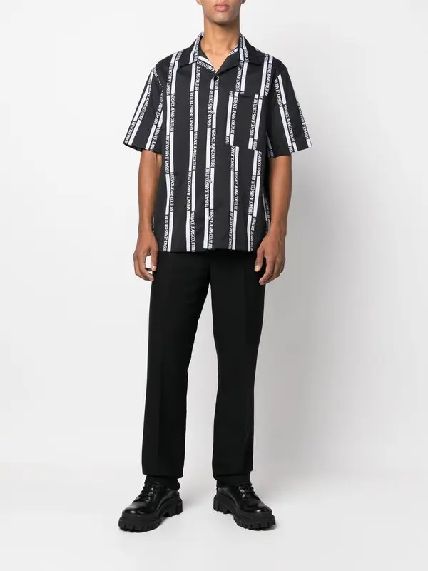 Versace Logo-print Short-sleeved Shirt
