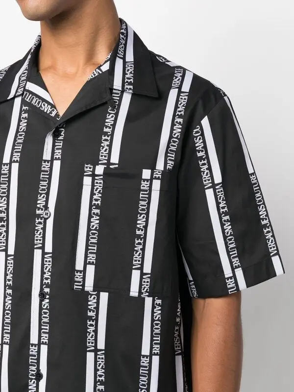 Versace Logo-print Short-sleeved Shirt