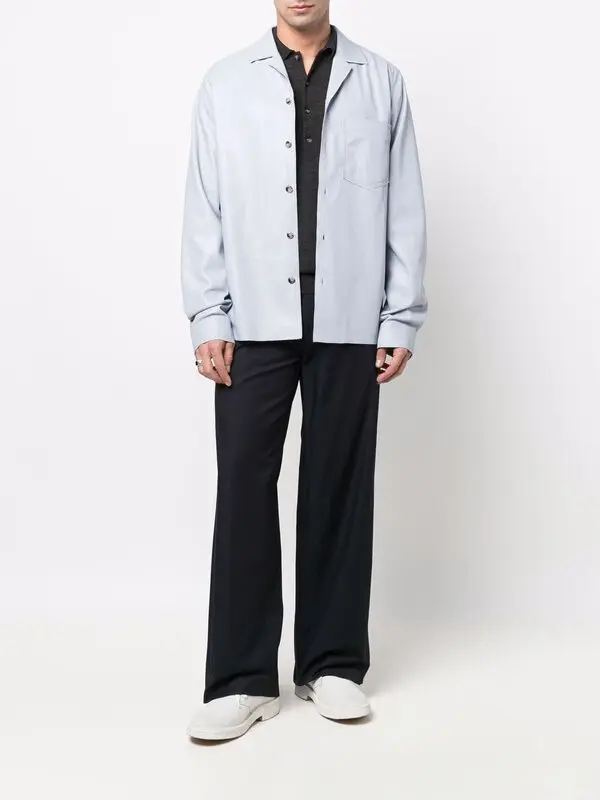 Nanushka Wool Long-sleeve Polo Shirt