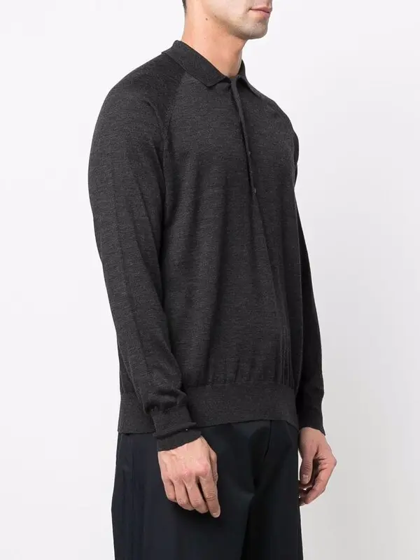 Nanushka Wool Long-sleeve Polo Shirt