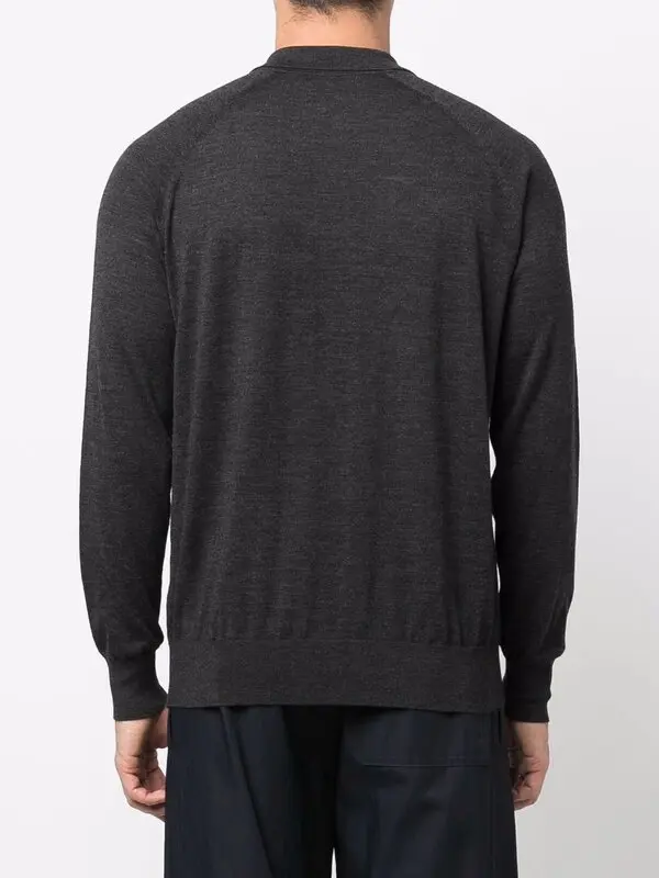 Nanushka Wool Long-sleeve Polo Shirt