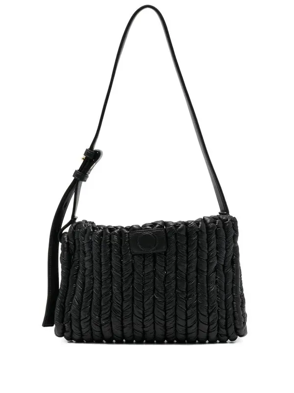 Nanushka Woven Shoulder Bag