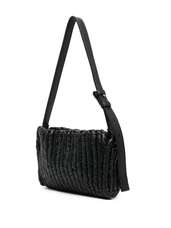 Nanushka Woven Shoulder Bag