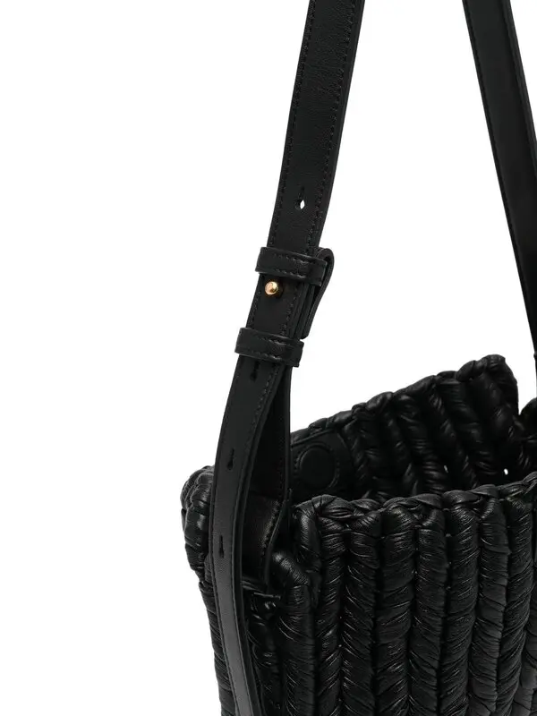 Nanushka Woven Shoulder Bag
