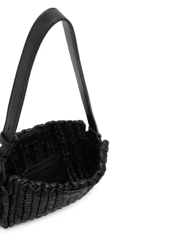 Nanushka Woven Shoulder Bag