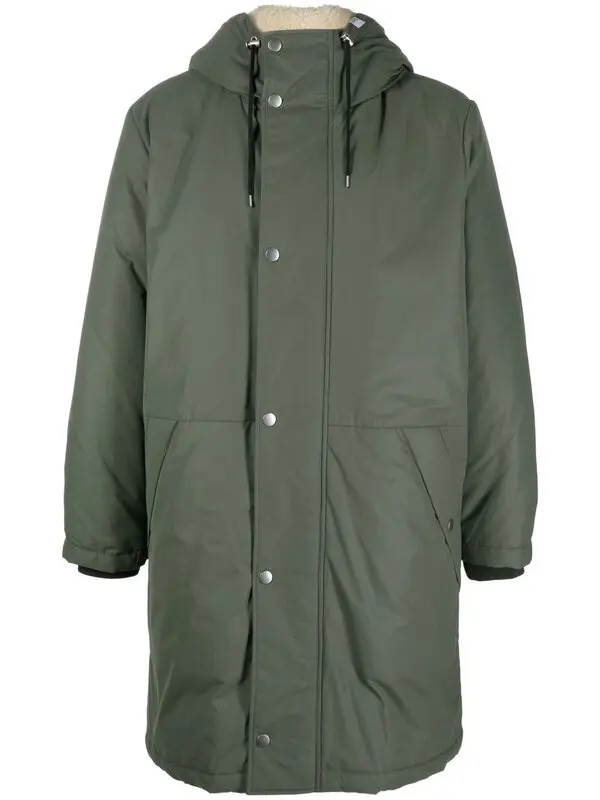 A.p.c. Hooded Mid-length Parka