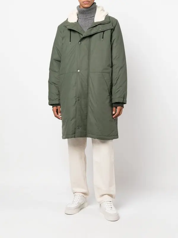 A.p.c. Hooded Mid-length Parka
