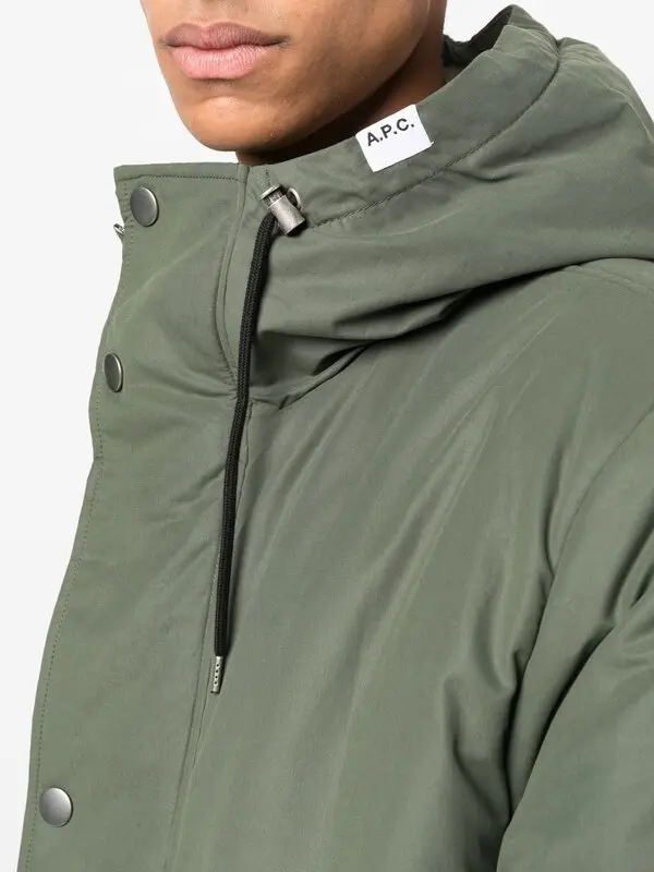 A.p.c. Hooded Mid-length Parka