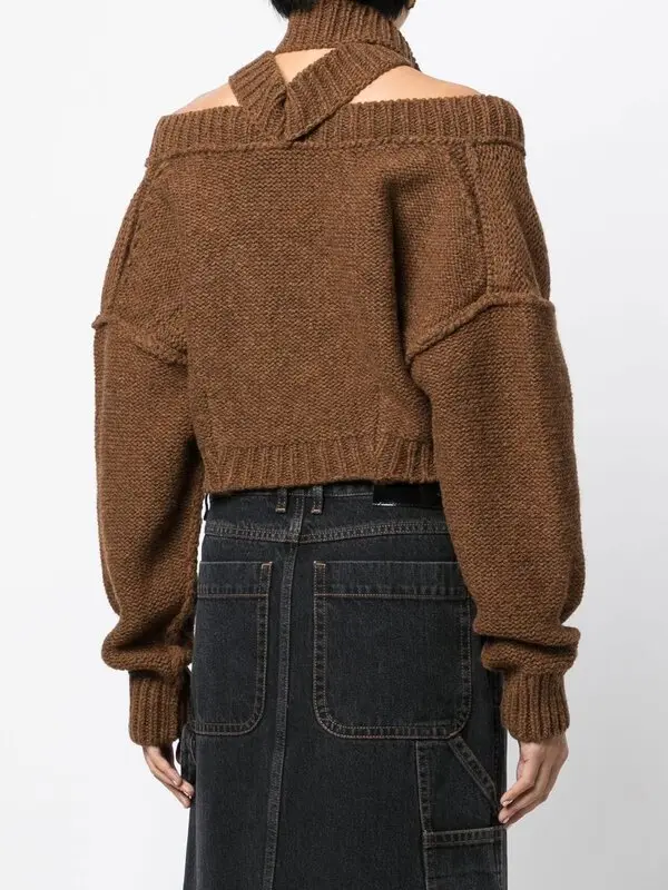 MERYLL ROGGE Knitted Halterneck Jumper