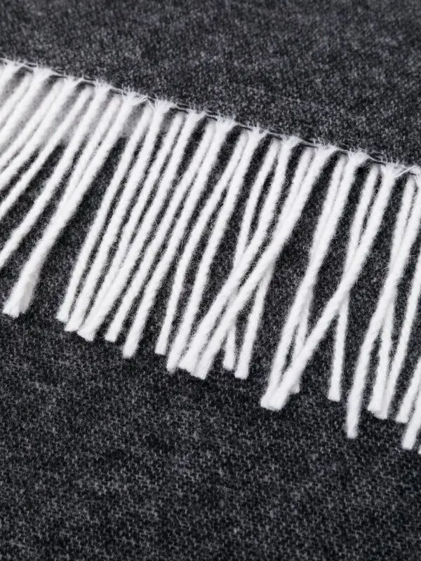 A.p.c. Logo-knit Scarf - Black
