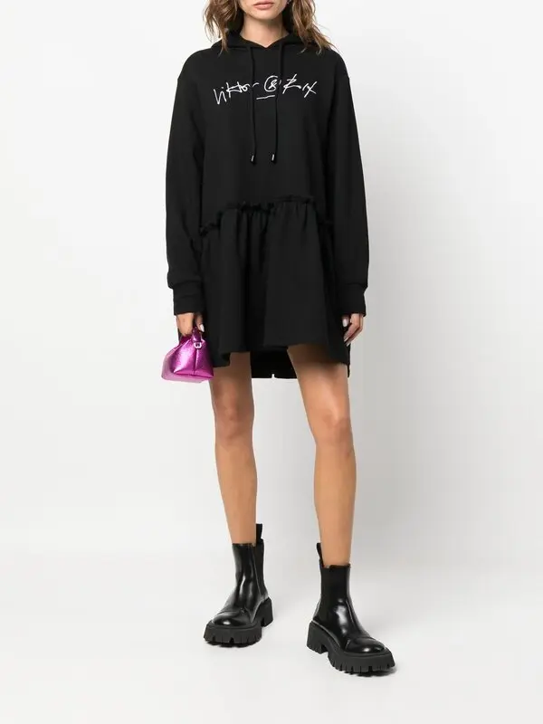 Viktor & Rolf Embroidered Logo Sweatshirt Dress