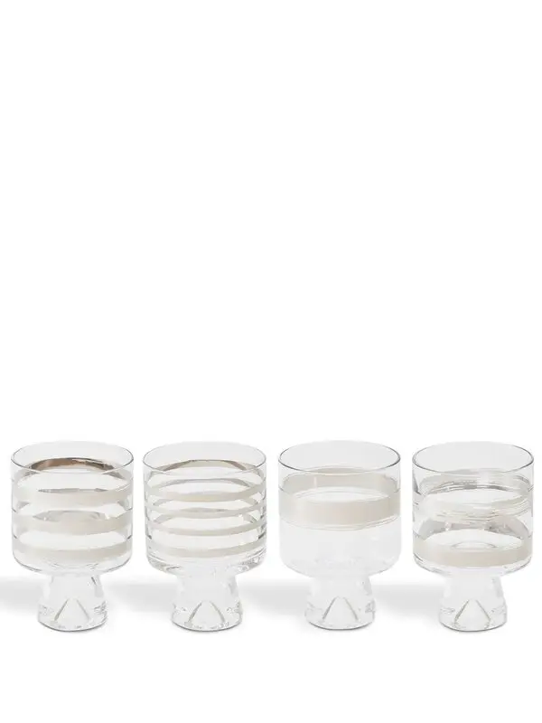 TOM DIXON Low Ball Glass Set - White