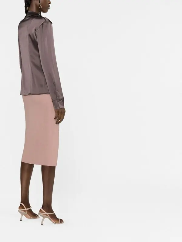 Stella McCartney Rib-knit Midi Skirt