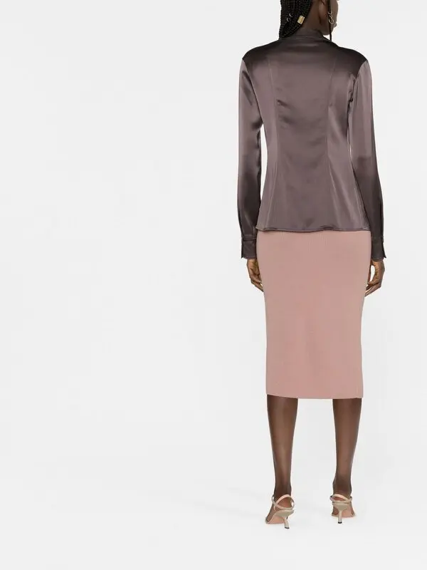 Stella McCartney Rib-knit Midi Skirt