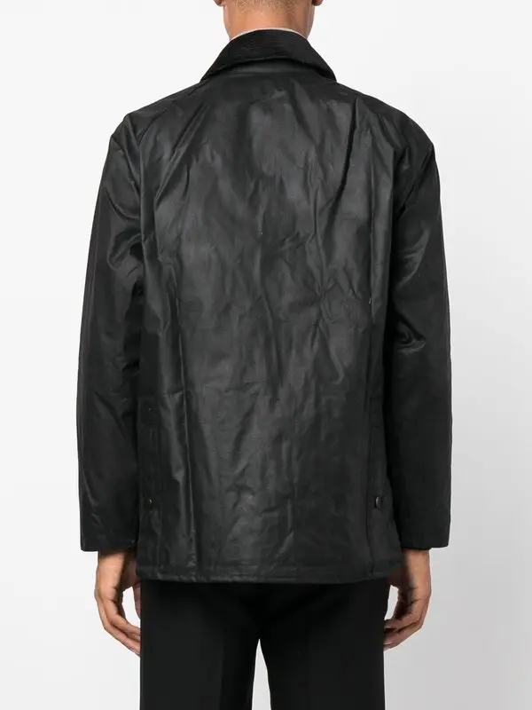Barbour Bedale Waxed Cotton Jacket - Black