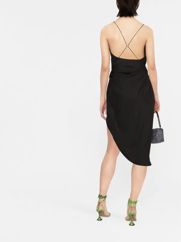 Gauge81 Silk Asymmetric Draped Dress