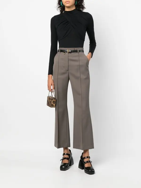 Viktor & Rolf Cotton-lyocell Blend Draped Bodysuit